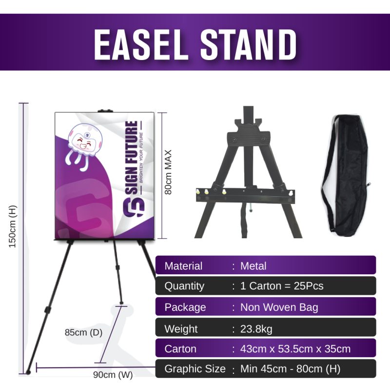Display System – Easel Stand – SIGN FUTURE INDUSTRY SDN BHD