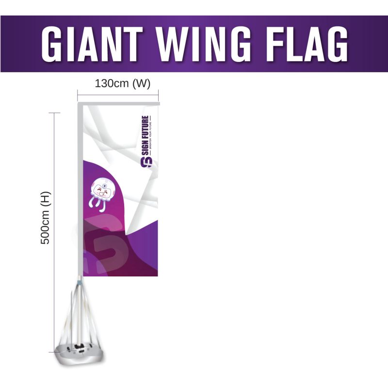Fabric Display – Giant Wind Flag – SIGN FUTURE INDUSTRY SDN BHD