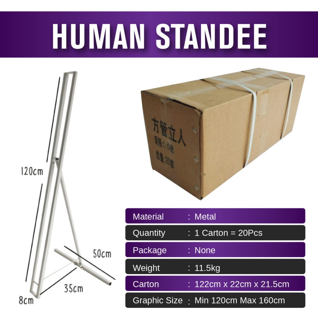 Display System – Human Stand (Metal) – SIGN FUTURE INDUSTRY SDN BHD