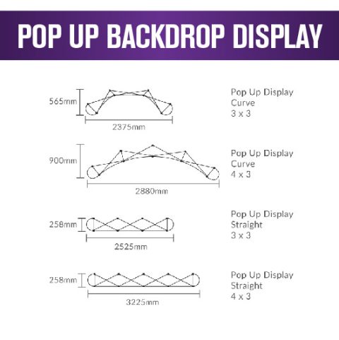 Display System – Pop Up Backdrop Display (Curve) (Soft Case) – SIGN ...