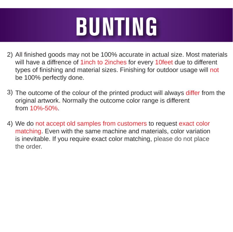 Inkjet Printing – Bunting – SIGN FUTURE INDUSTRY SDN BHD